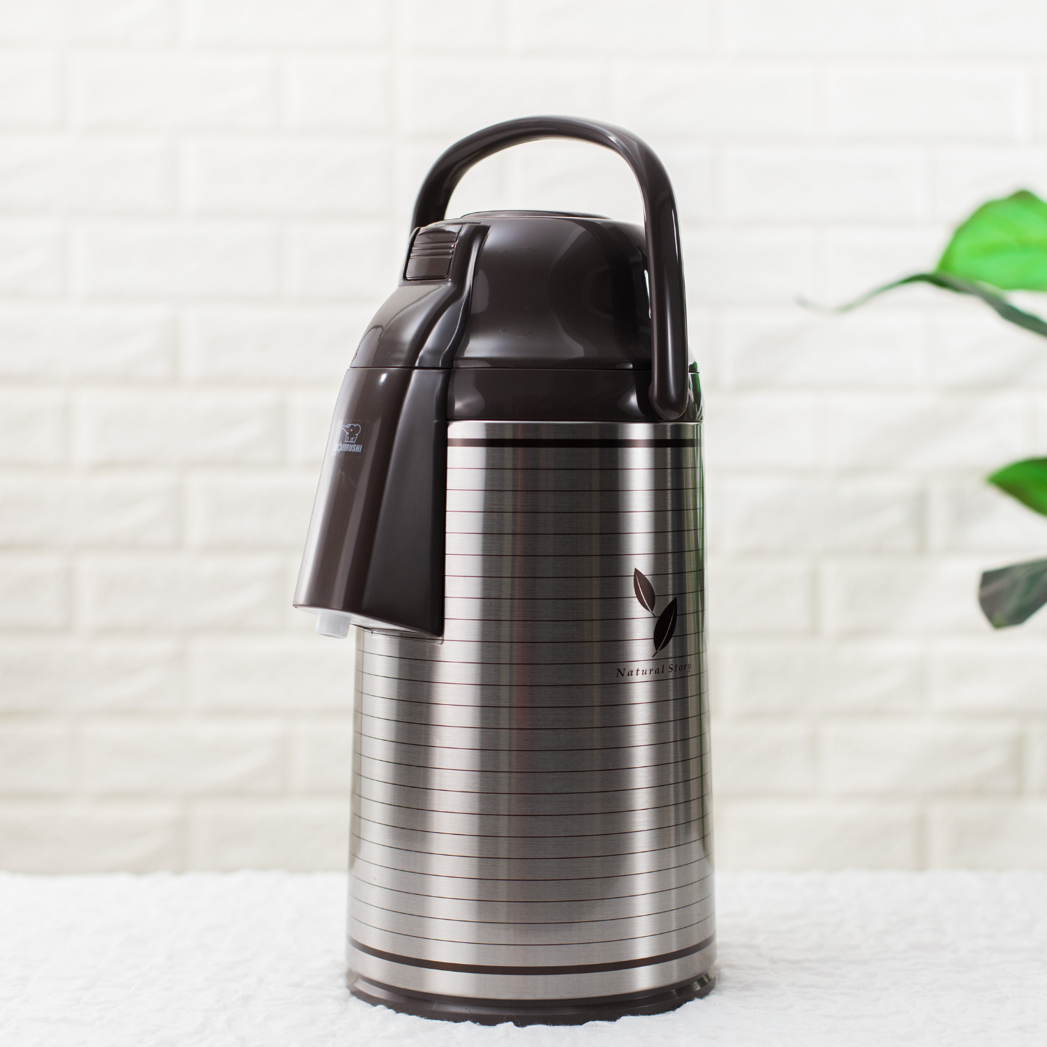 ZOJIRUSHI 3L GLASS LINED AIR POT - VRKE-30E-XS