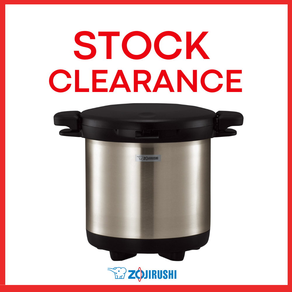 ZOJIRUSHI 6L/8L STAINLESS STEEL THERMAL VACUUM COOKING POT - SN-XAE-XA